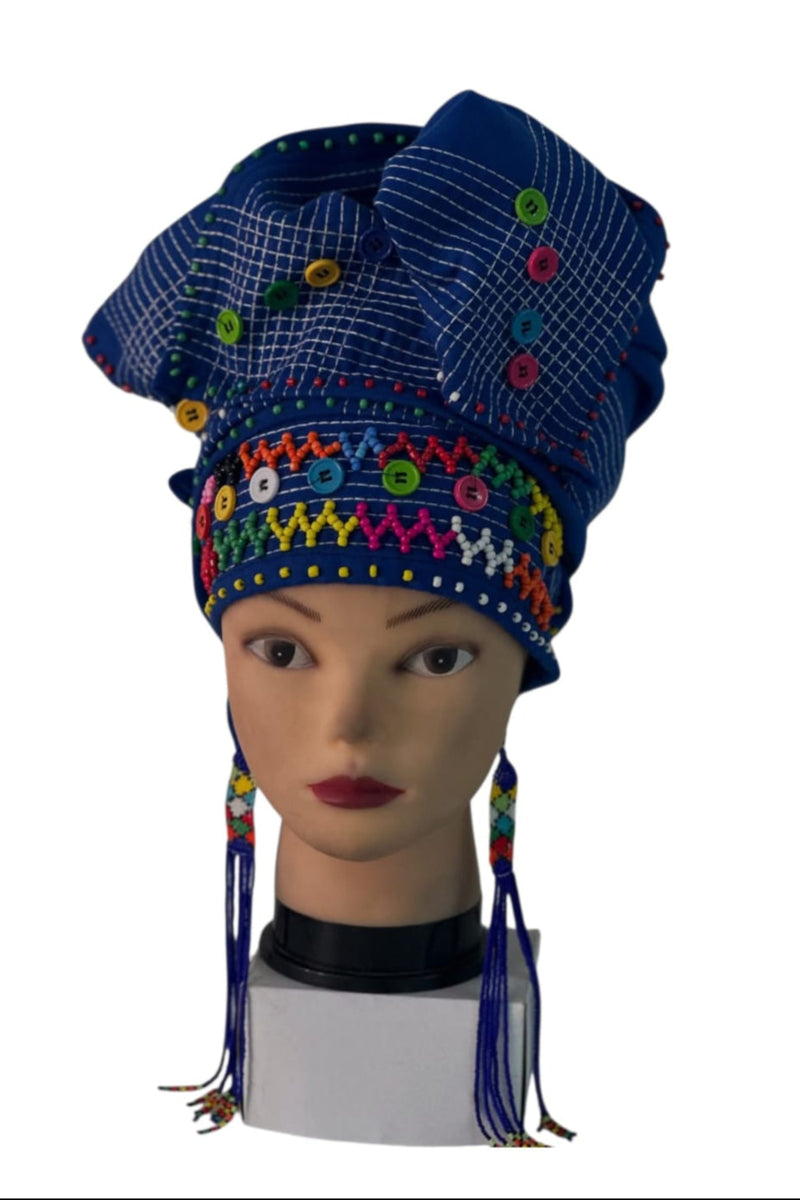 Ladies Ractangle Doek- Blue – ZE Africa