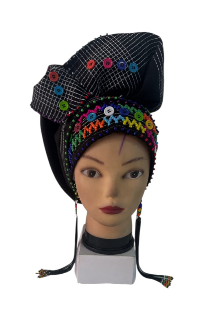 Ladies Rectangle Doek- Black – ZE Africa