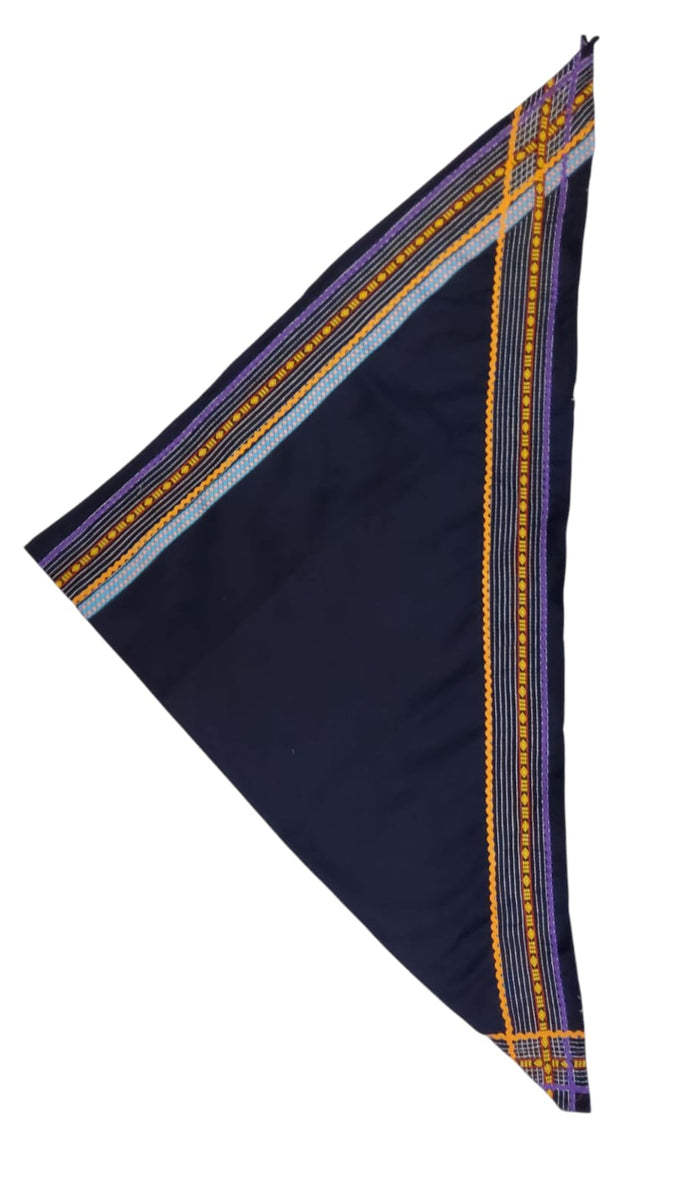 Ladies Traditional Triangle Doek Navy – ZE Africa
