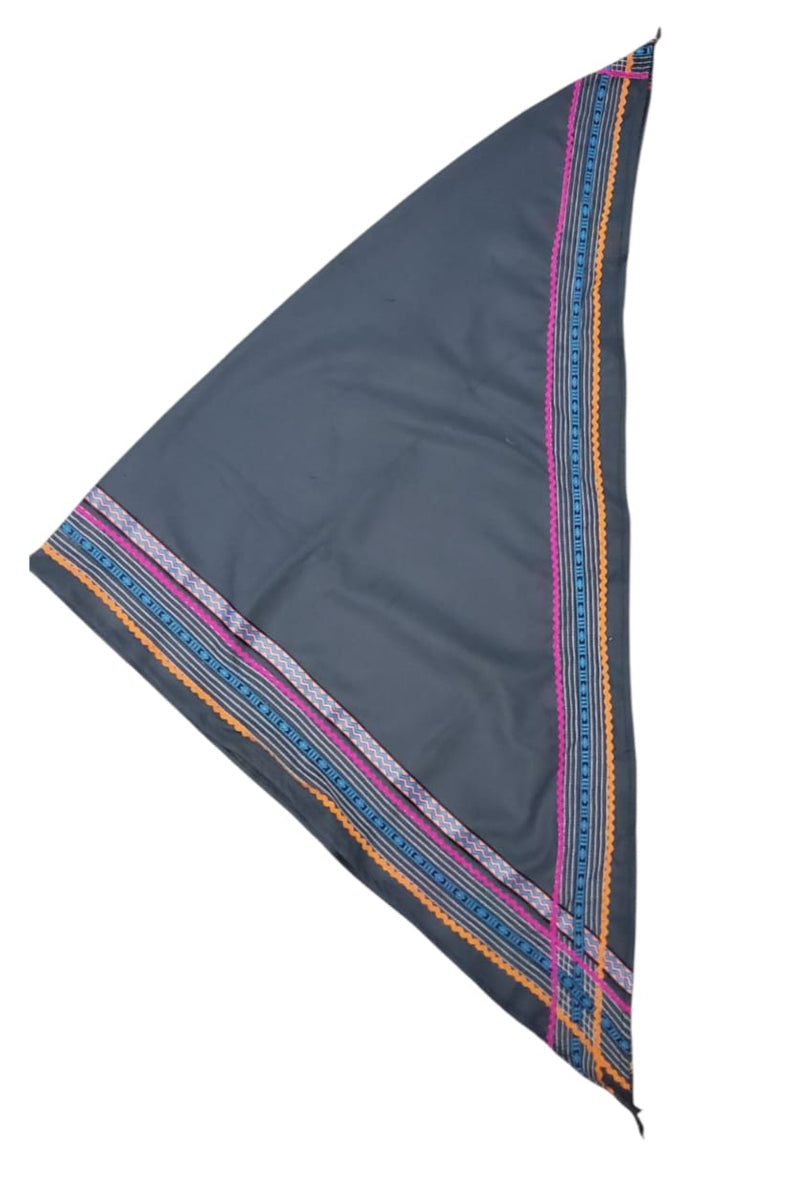 Ladies Traditional Triangle Doek-Grey – ZE Africa